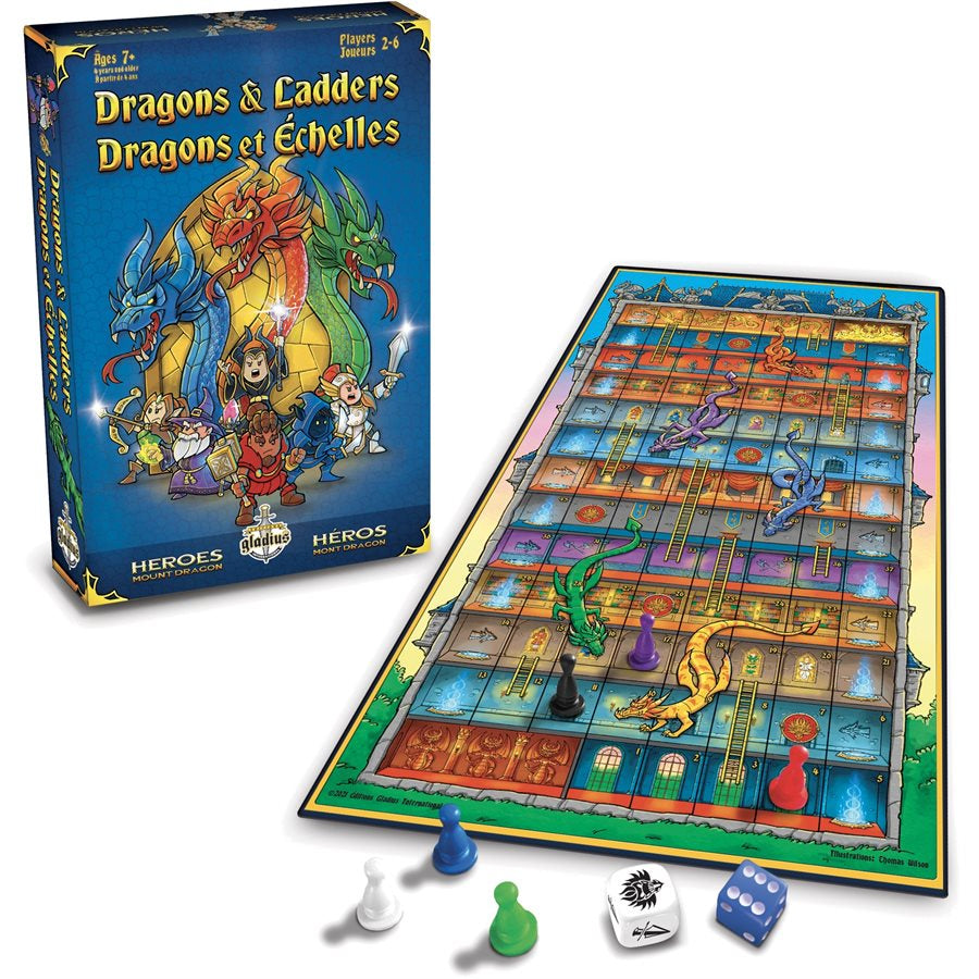 Dragons & Ladders (Dragons et echelles) (Bilingual) – A & C Games