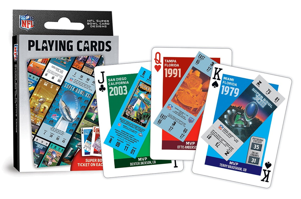 NFL Playing Cards - Super Bowl – A & C Games