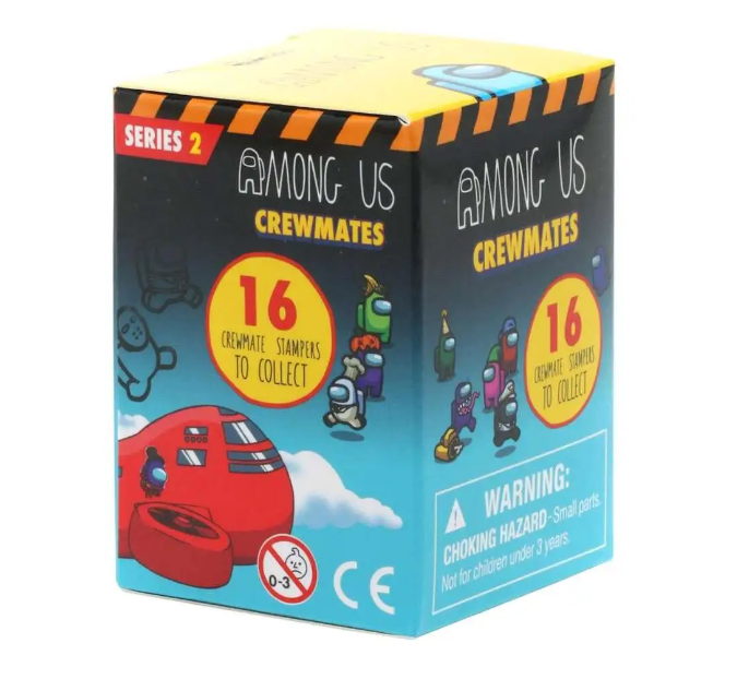 Among Us Crewmate Stampers Series 2 Mystery Blind Pack (1 RANDOM Figur ...