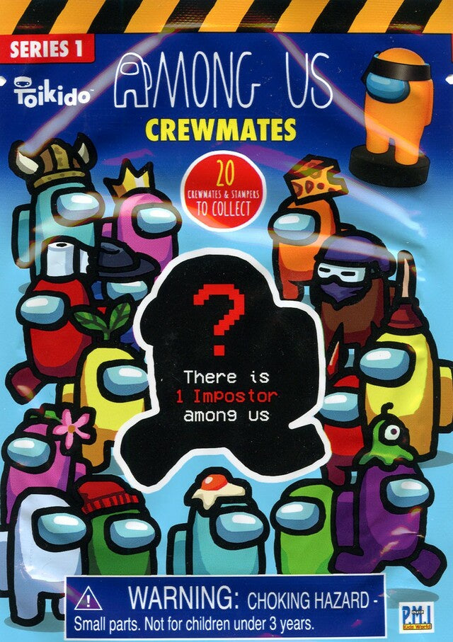 Among Us Crewmate Stampers Mystery Pack [Bagged, 1 RANDOM Figure] – A ...