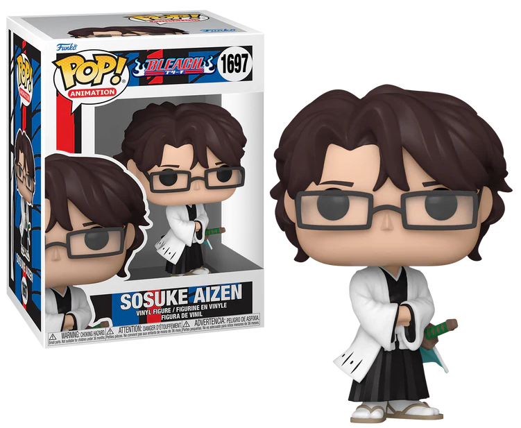 Funko POP! Animation: Bleach - Sosuke Aizen #1697 Vinyl Figure – A & C ...