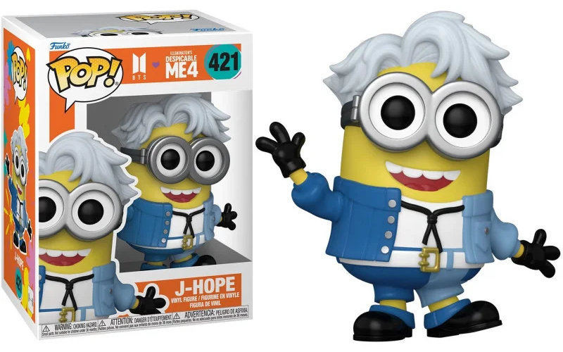 Funko POP! B: BTS X Despicable Me 4 - J-Hope #421 Vinyl Figure – A & C ...