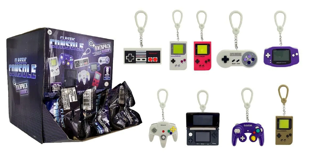 Nintendo Mini Console Backpack Buddies Clip on Figure Blind Bag (1 Ran ...