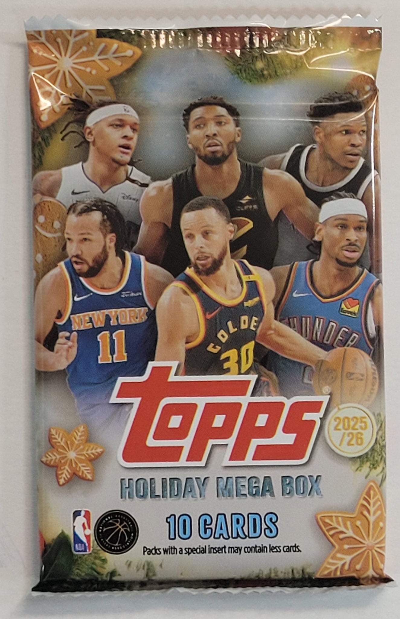 2025-26 Topps NBA Basketball Holiday Mega Pack – A & C Games