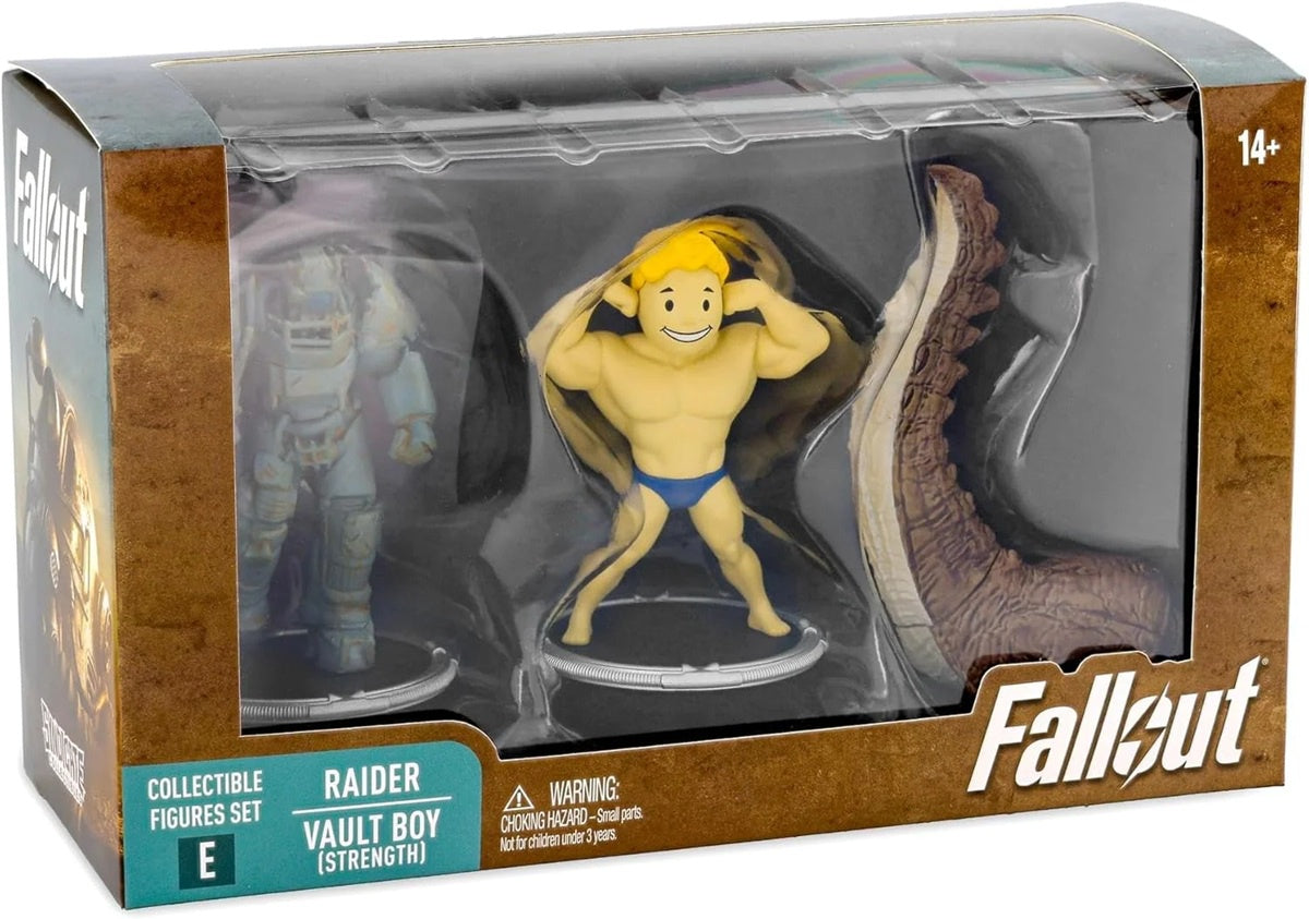 Fallout Collectible Figures Set E - Raider Vault Boy (Strength) – A & C ...
