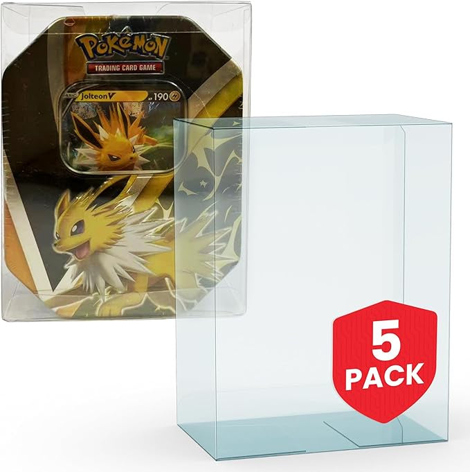Pokemon Display Case Protector - Medium Tin - Pack of 5 – A & C Games