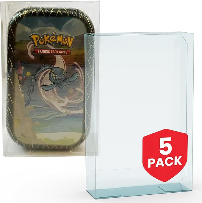 Pokemon Display Case Protector - Small Tin - Pack of 5 – A & C Games