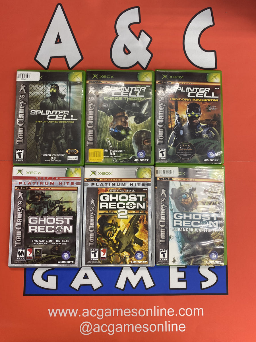Tom Clancy Bundle For the Xbox (Conditions May Vary) – A & C Games