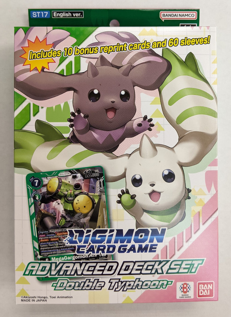 Digimon Card Game: Advanced Deck Set ST17 - Double Typhoon – A & C Games