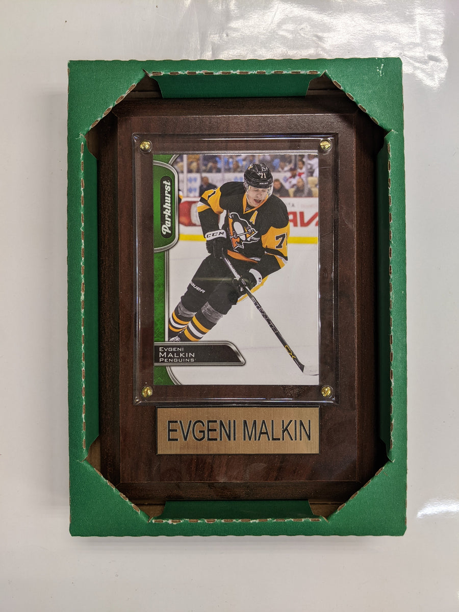 NHL Plaque with card 4x6 Pittsburgh Penguins - Evgeni Malkin (Randomly ...