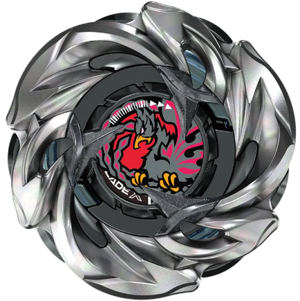 Phoenix Rudder - (CX-05 Black) (TOP ONLY) Beyblade X – A & C Games