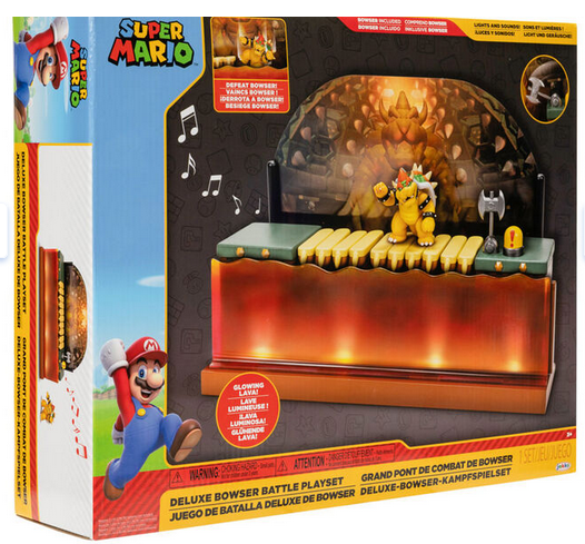 Super Mario - Deluxe Bowser Battle Playset – A & C Games