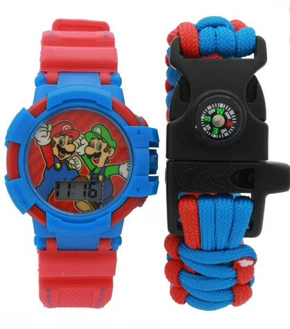 Super Mario Bros. Kid's Flashing Digital Rubber Watch – A & C Games
