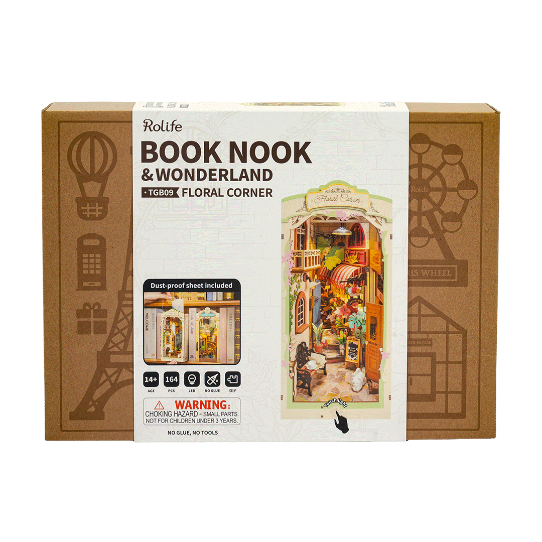 Rolife Book Nook & Wonderland - Floral Corner TGB09 – A & C Games