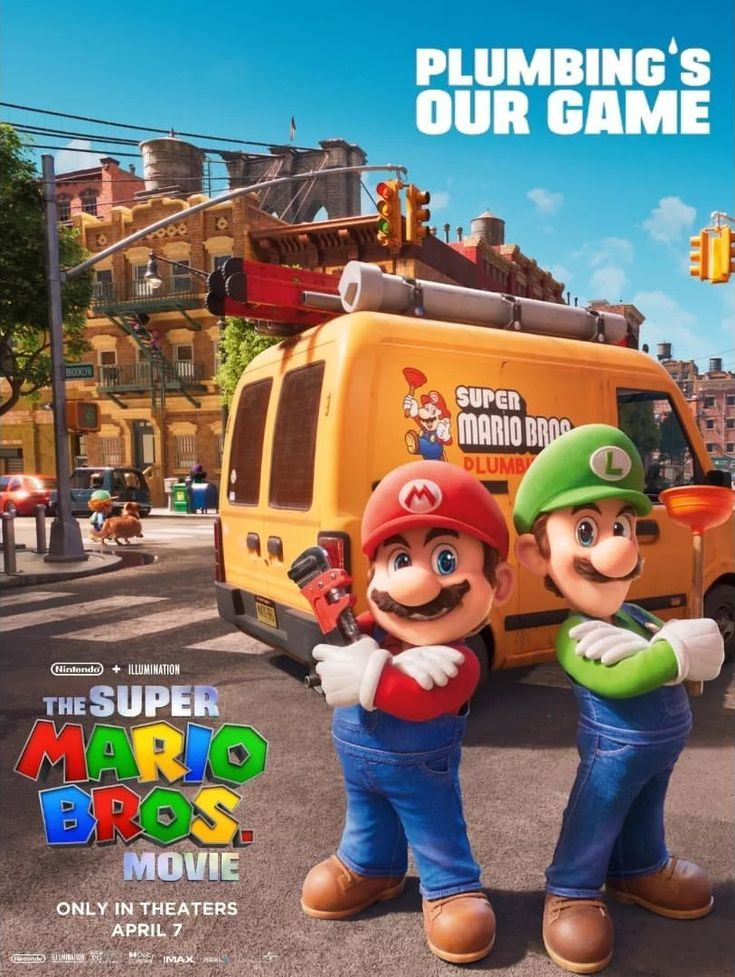 Mario Movie Poster (Local Pick-Up Only) – A & C Games