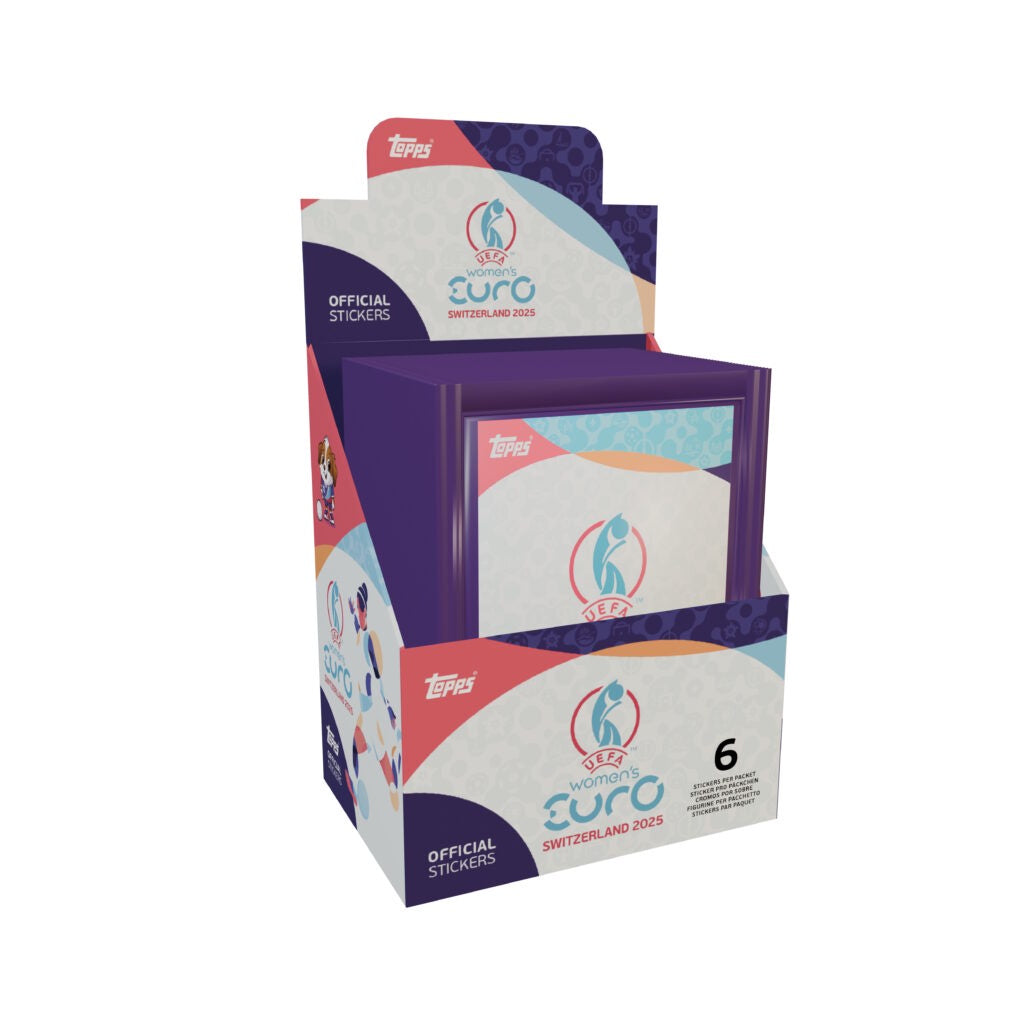 2025 Topps Women's Euro Stickers - 50-Pack Box (300 Stickers) – A & C Games