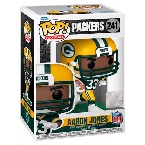 Funko POP! Football: Green Bay Packers Green Jersery - Aaron Jones #24 ...