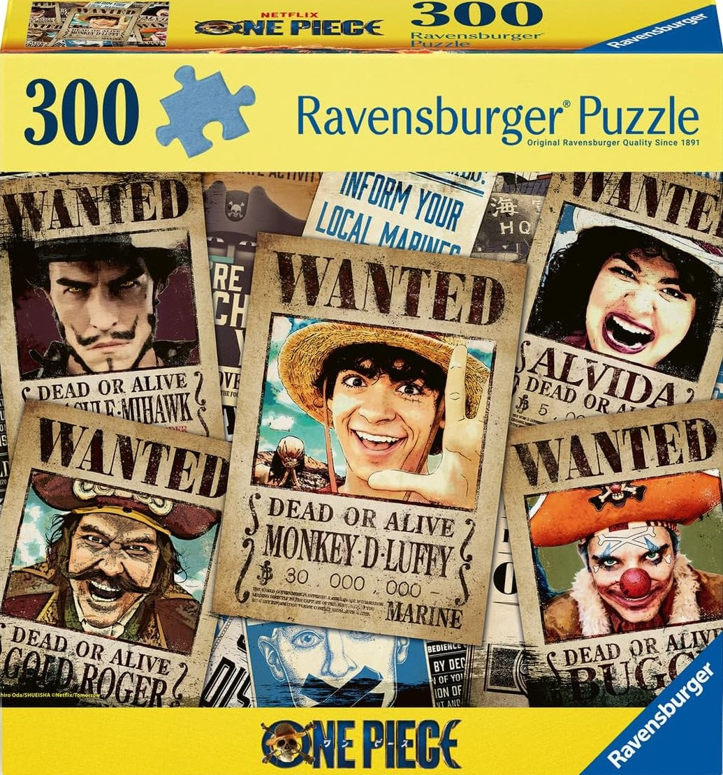 One Piece Live Action: Wanted Posters (300 Piece Puzzle) – A & C Games