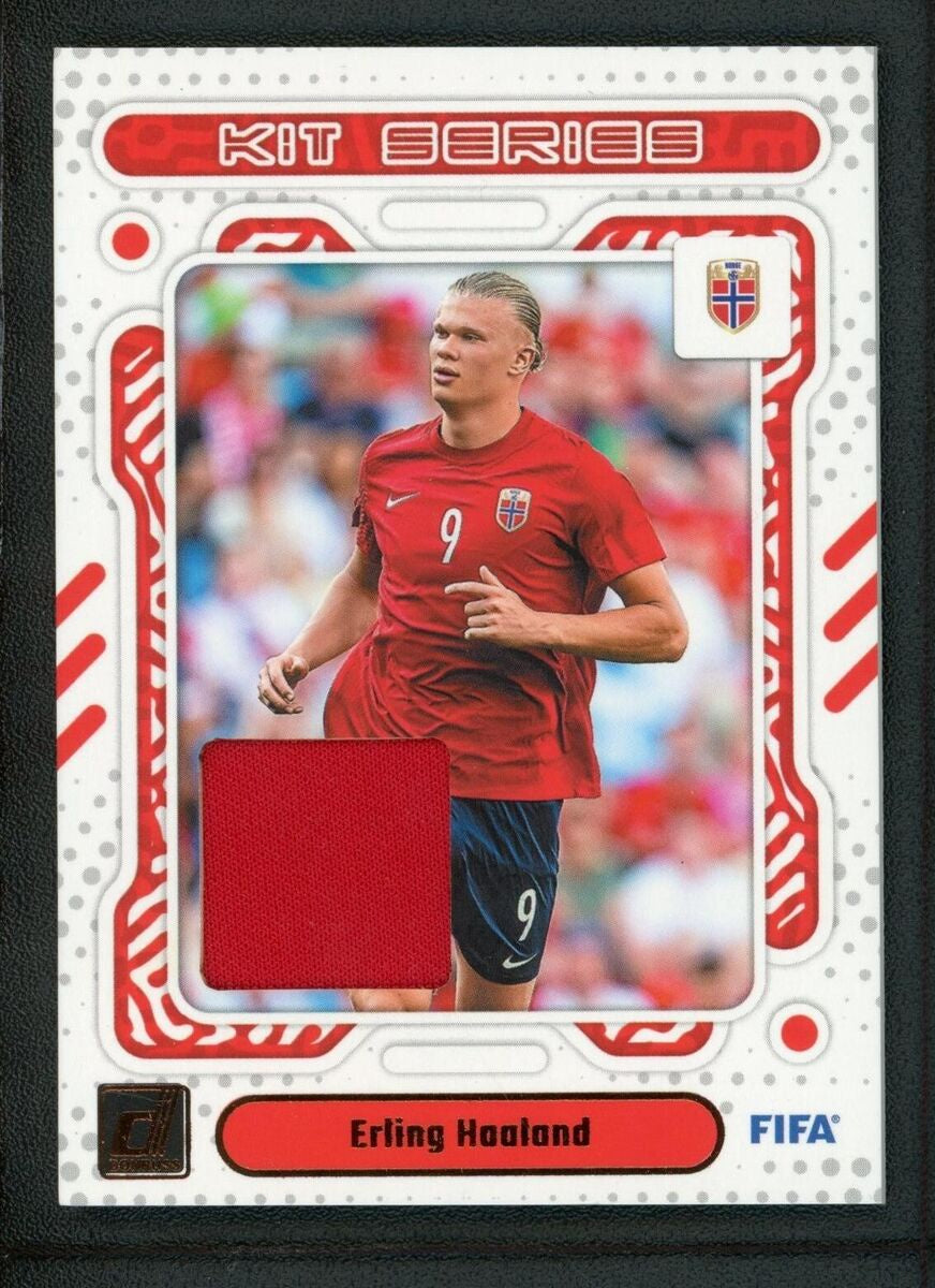 Erling Haaland In Norway National Team Kit Game Used Jersey Relic Swat ...