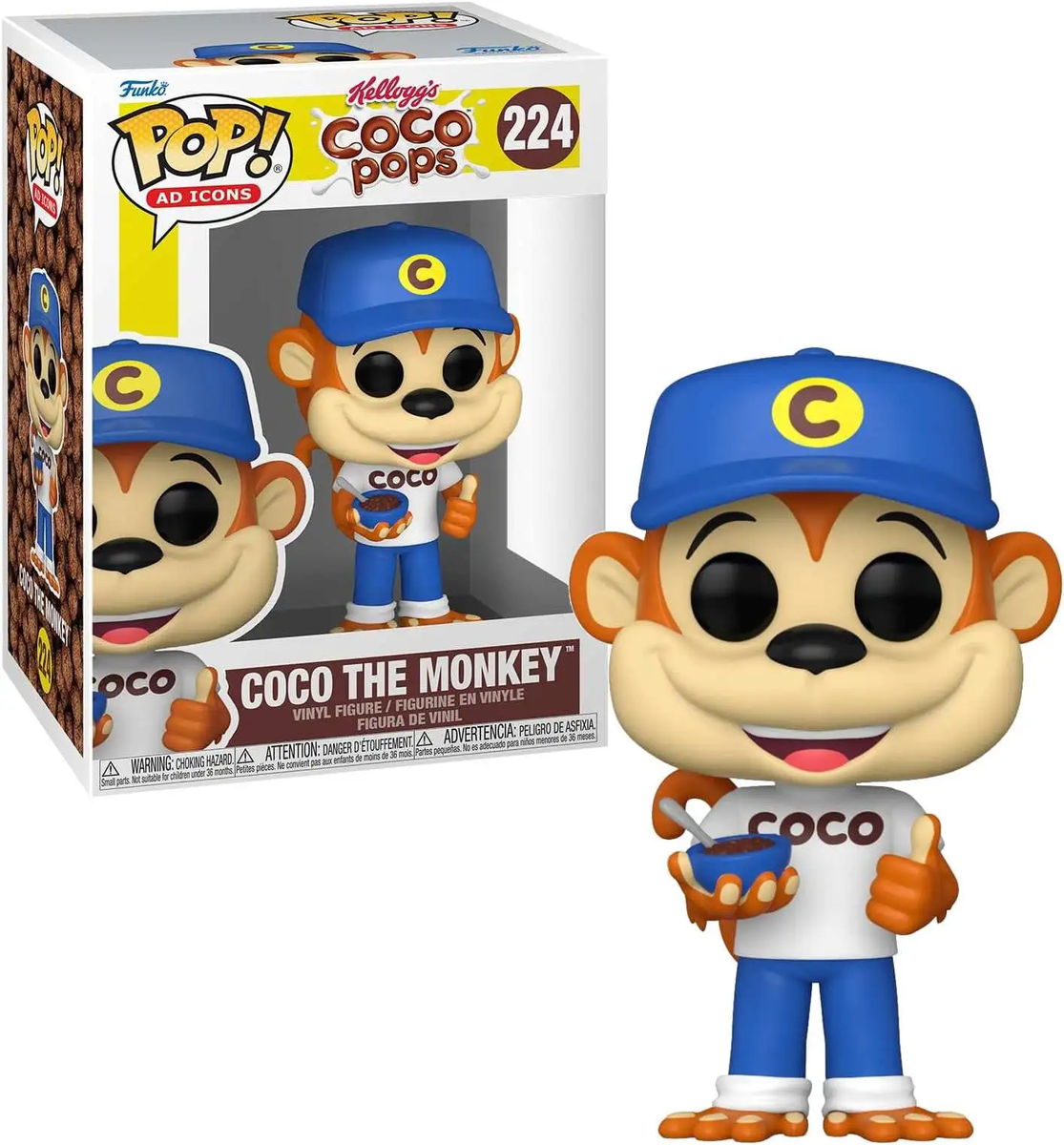 Funko POP! Ad Icons: Kellogg's Coco Pops - Coco the Monkey #224 Vinyl ...
