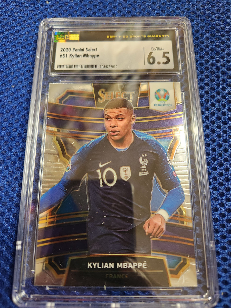 Kylian Mbappe 1x Graded Sports Card Single (In France National Team Je ...