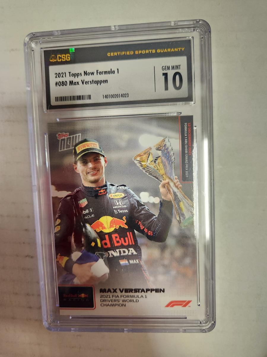 2021 Topps Now F1 Racing Max Verstappen #080 Team Red Bull Racing - 20 ...