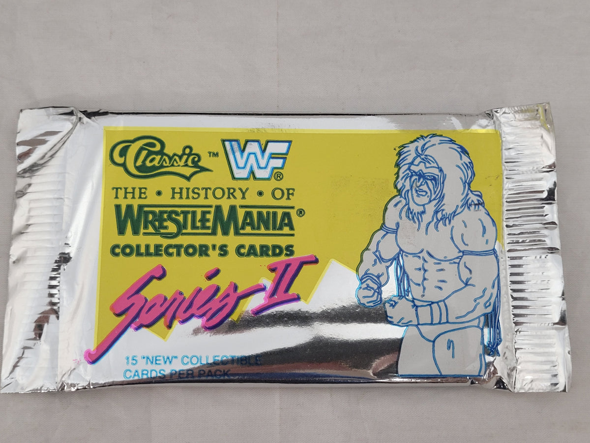1990 Classic - WWF The History of Wrestle Mania Collector's Cards Seri ...