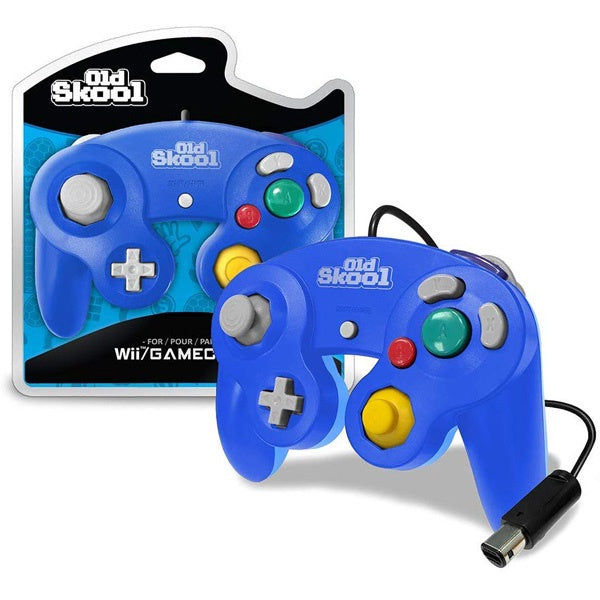 Blue/Blue Gamecube Controller [Old Skool] – A & C Games