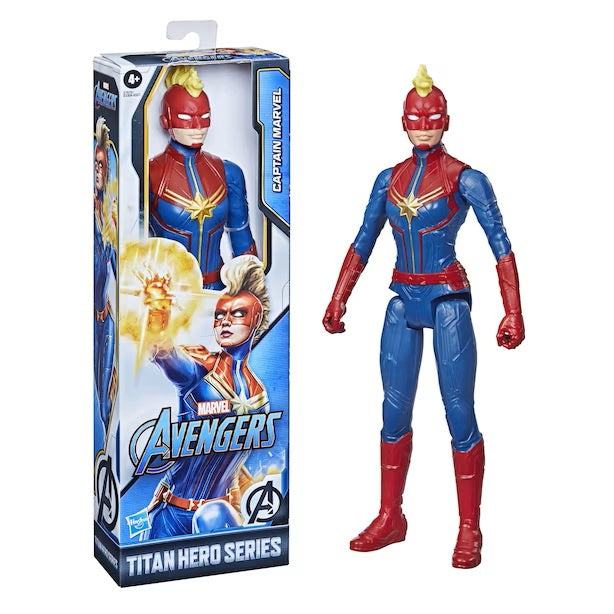 Marvel Avengers - Captain Marvel - Titan Hero Series 12" Action Figure ...