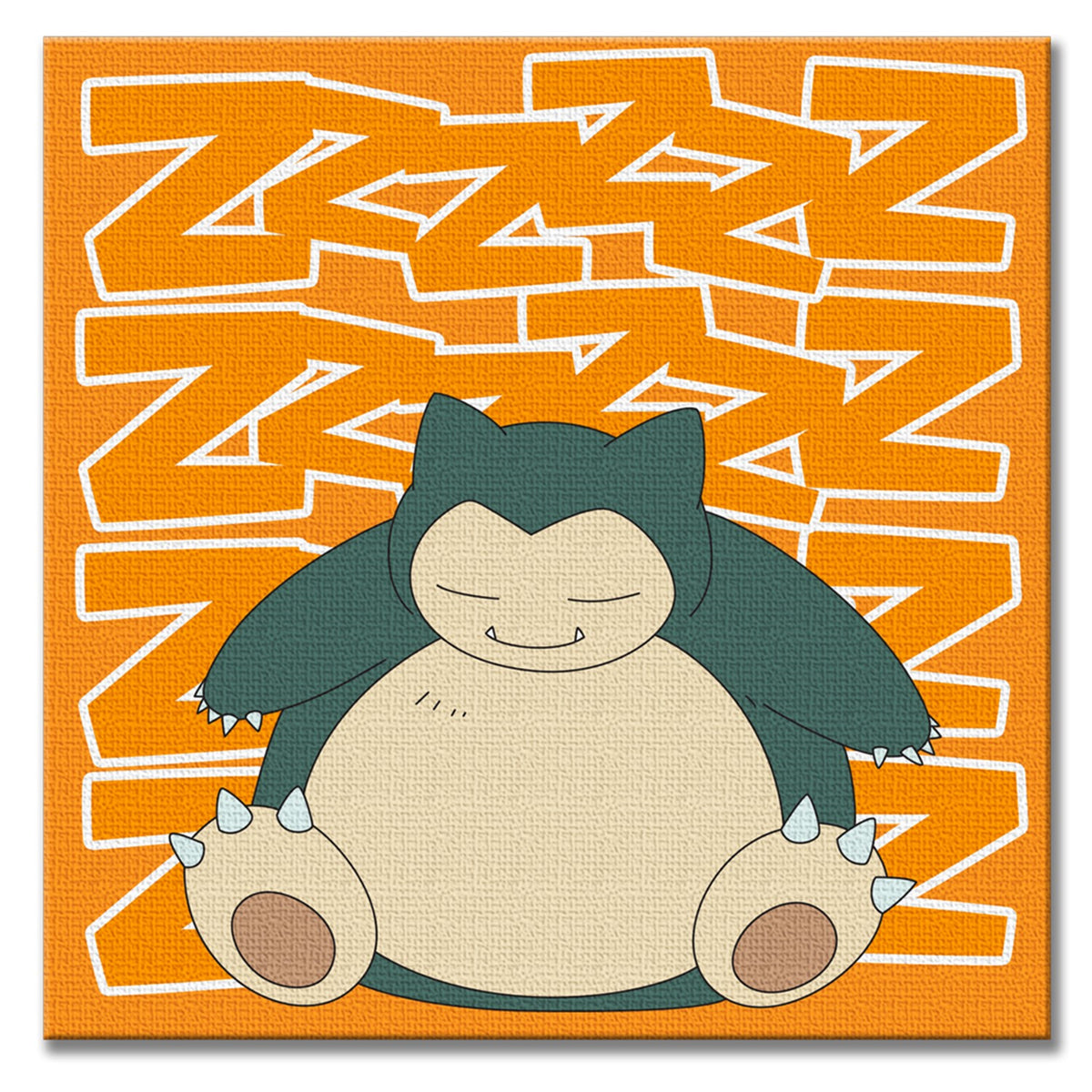 Pokemon Snorlax 6x6 Canvas – A & C Games