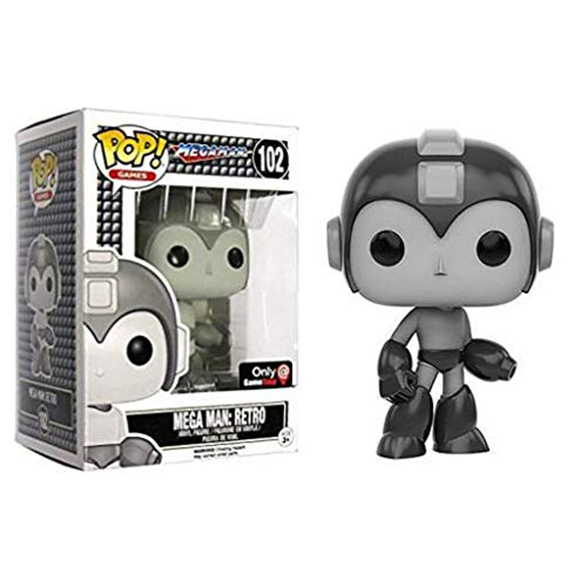 Funko POP! Games: Megaman - Mega Man:Retro #102 Exclusive Vinyl Figure ...