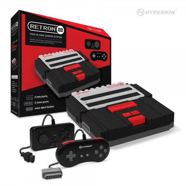 Retron 2 2 in 1 Snes/Nes Console Black – A & C Games