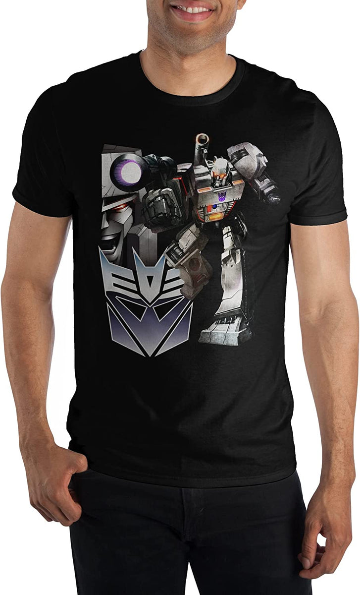 Transformers - MEGATRON COMPOSITION Men’s BLACK TEE T-Shirt – A & C Games