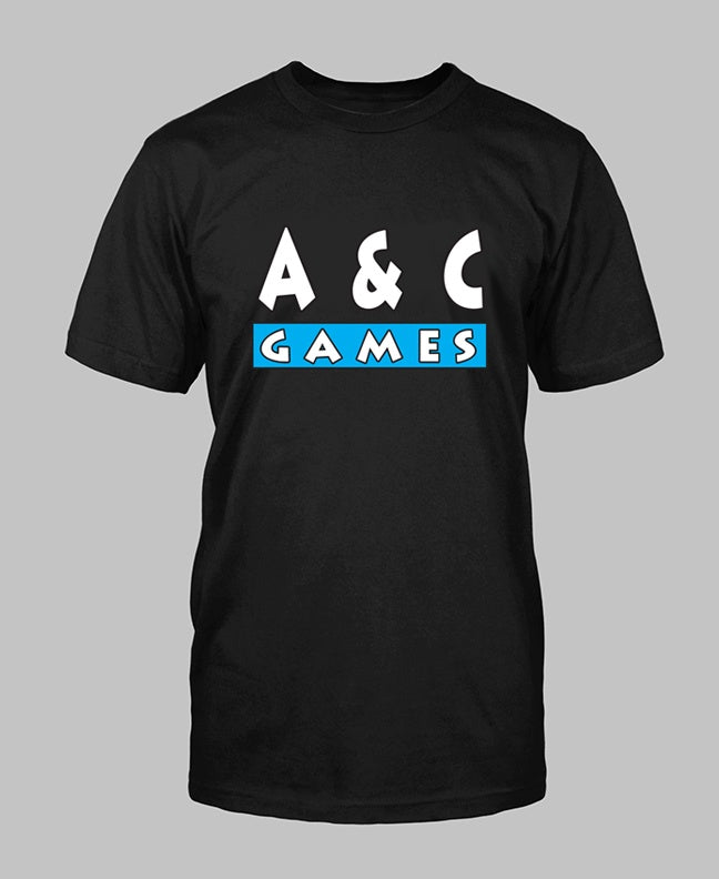A & C Games Logo T-Shirt - Black