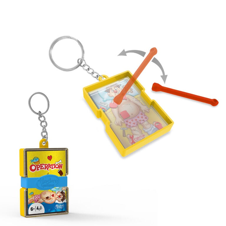 Hasbro Gaming - Keychain Games - Operation – A & C Games