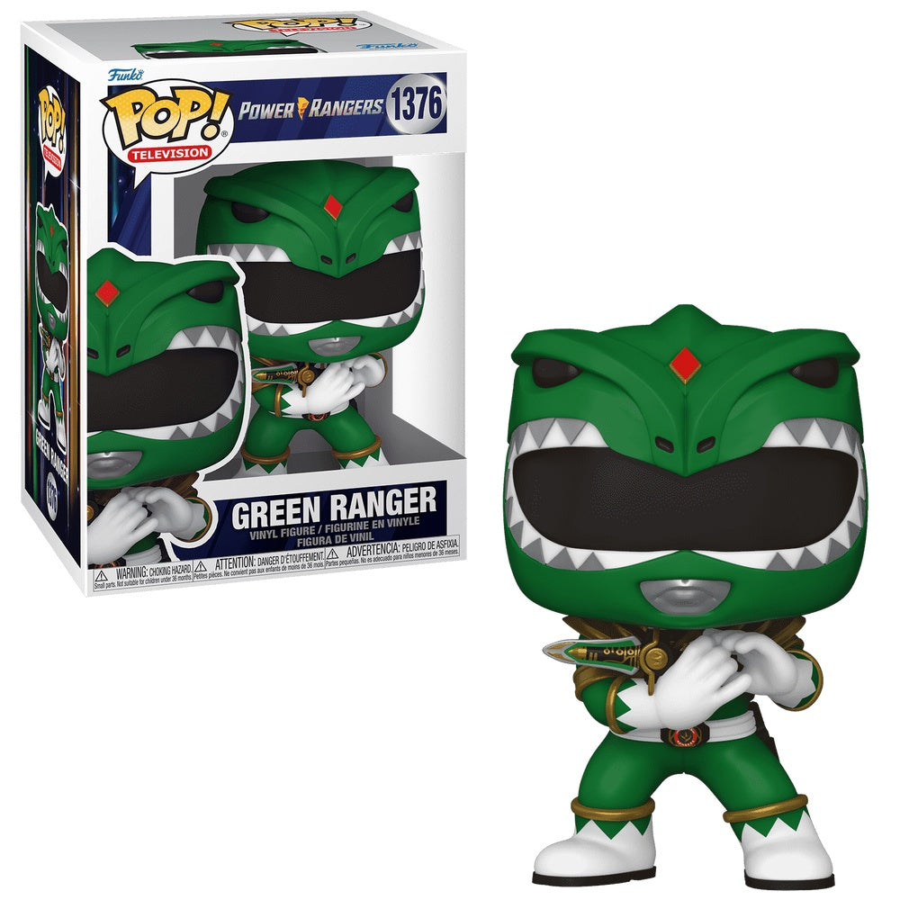 Funko POP! Television: Power Rangers 30th Anniversary - Green Ranger ...