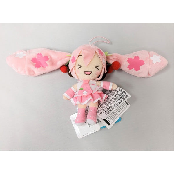 Hatsune Miku Excited Look Sakura Miku 6″ Fluffy Plush [Sega Goods] – A ...