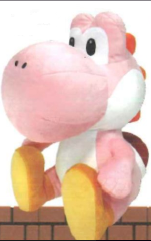 Super Mario Bros Pink Yoshi 17″ Plush [Taito] – A & C Games