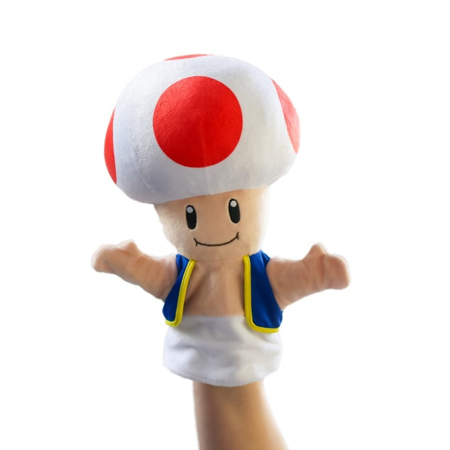 Super Mario Hand Puppet Plush - Toad – A & C Games