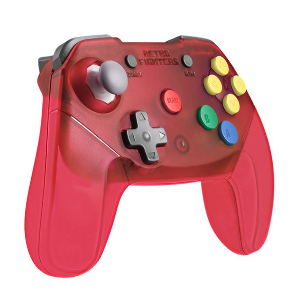 Brawler 64 Wireless Gamepad Next Gen N64 Controller - Red – A & C Games