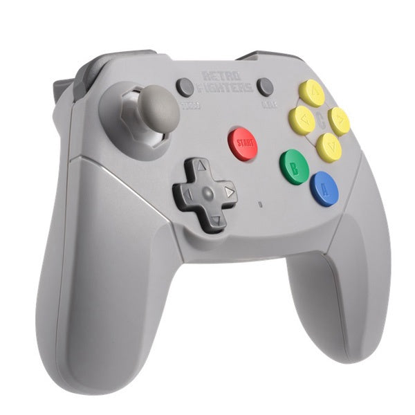 Brawler 64 Wireless Gamepad Next Gen N64 Controller - Grey – A & C Games