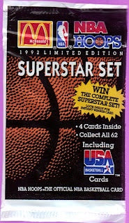 1992 NBA Hoops Limited Edition Superstar Set McDonald's Basketball Wax ...