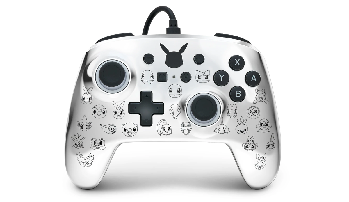 Power A Enhanced Wired Controller For Nintendo Switch (Pikachu Black ...
