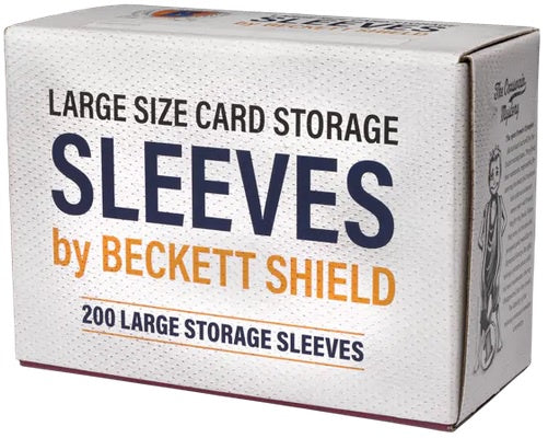 Beckett Shield - Large Size Card Storage Sleeves Semi-Rigid Storage 2 ...