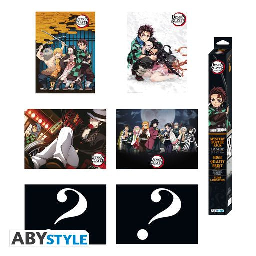 Demon Slayer Mystery Poster Pack (1 Random Blind Box) – A & C Games