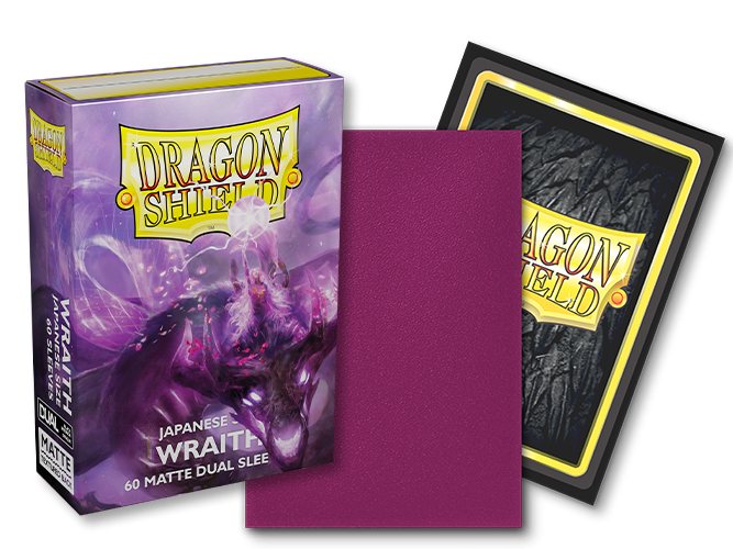 Dragon Shield Japanese Small Size Matte Dual Sleeves 60ct - Wraith – A ...