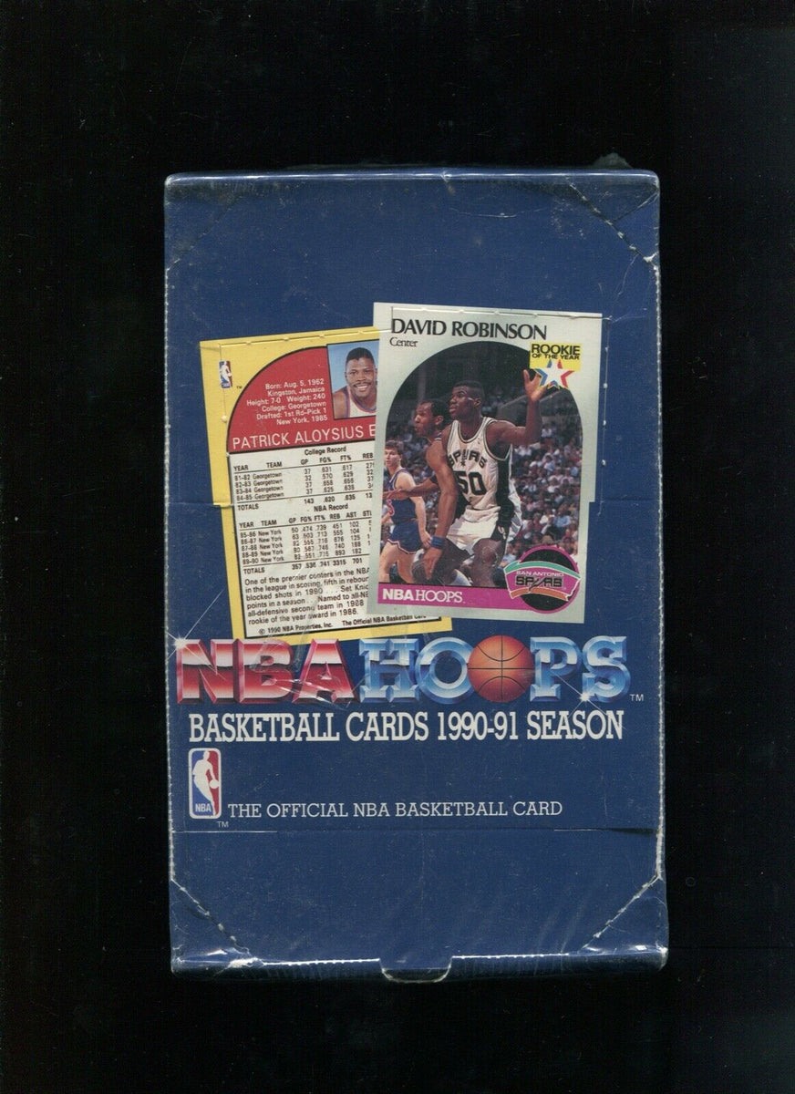 1990-91 NBA Hoops Series 1 Basketball Wax Box (36 Packs Per Box) – A ...