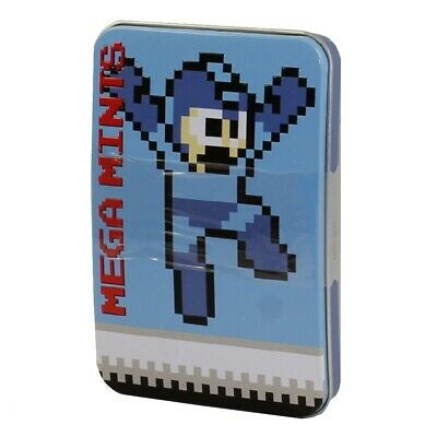 MEGA MAN MEGA MINTS (E-TANK SHAPED PEPPERMINTS) CANDY IN A METAL TIN ...