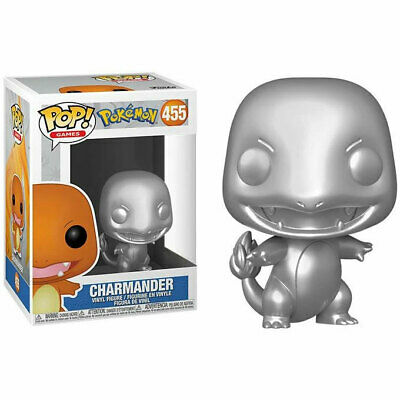 Funko POP! Games: Pokemon - Charmander #455 (Metallic Silver) Vinyl Fi ...