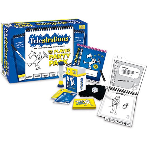 Telestrations - 12 Player Party Pack Board Game – A & C Games
